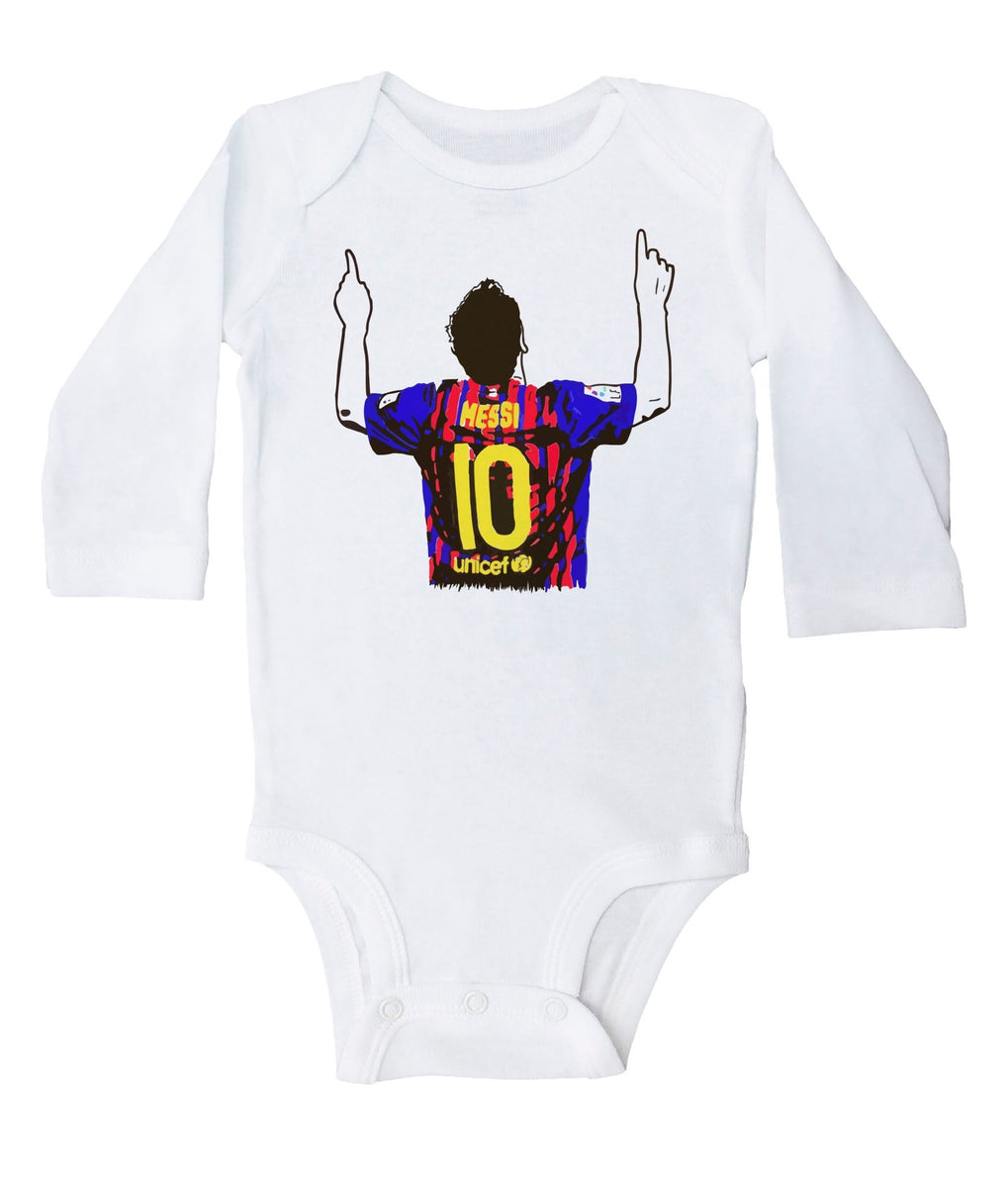 MESSI POINTING / Messi Pointing Baby Onesie – Baffle